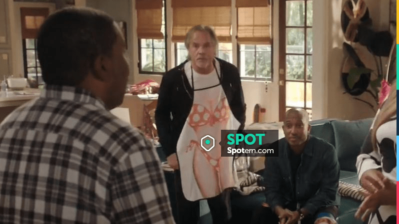 Funny Apron Sexy Bikini Lady Kitchen Apron worn by Rick (Don Johnson ...