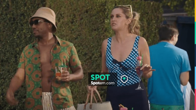 Tommy Bahama Harbour Island Gingham Traje de baño usado por Tami ...