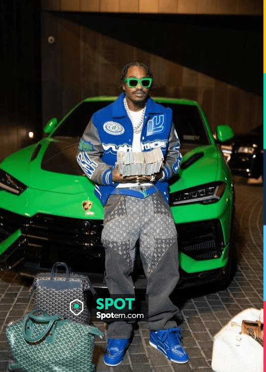 Goyard Navy Blue Cisalpin Backpack worn by Lil Tjay on the Instagram ...