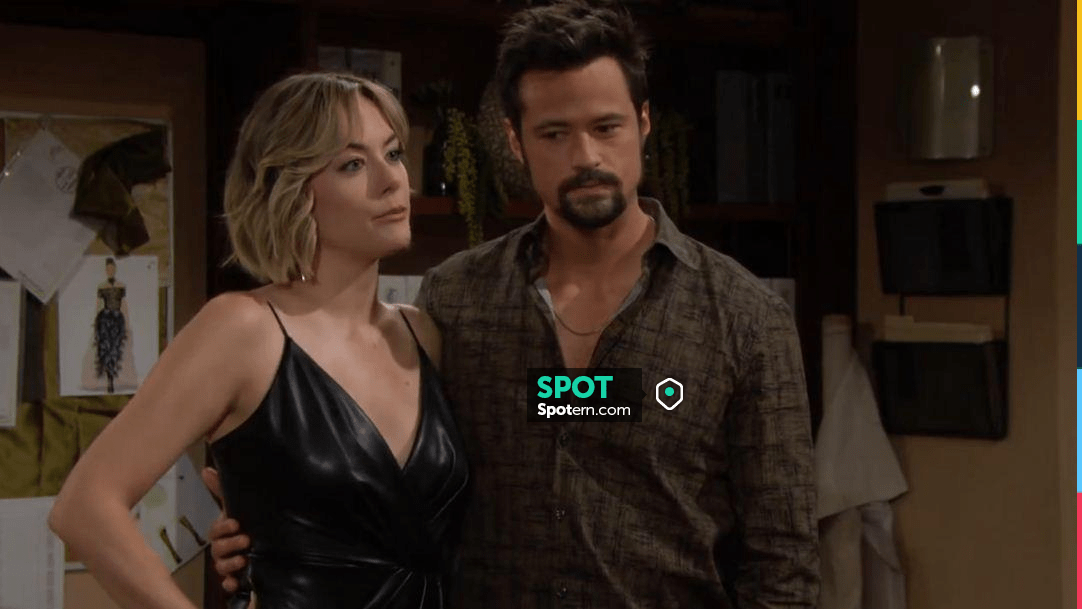 Hugo Ermo Shirt in Open Green worn by Thomas Forrester(Matthew Atkinson ...