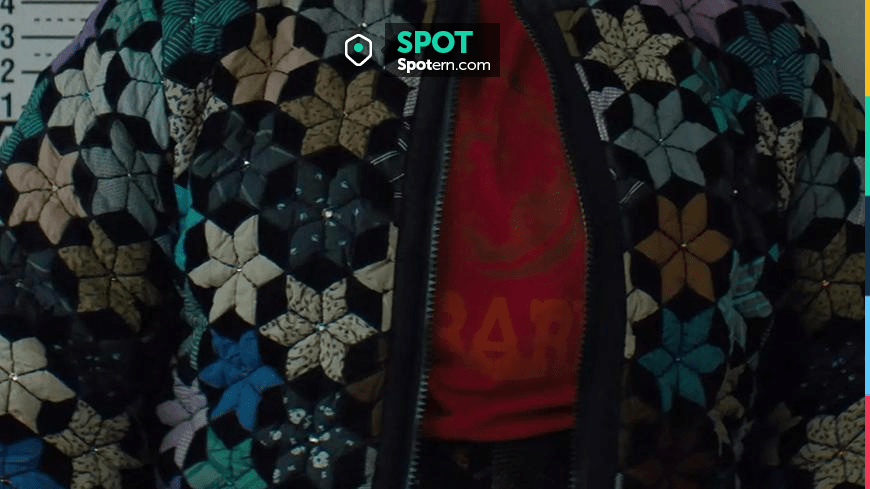 Sea Geometric Floral Quilted Jacket worn by Flora (Melissa McCarthy) as ...