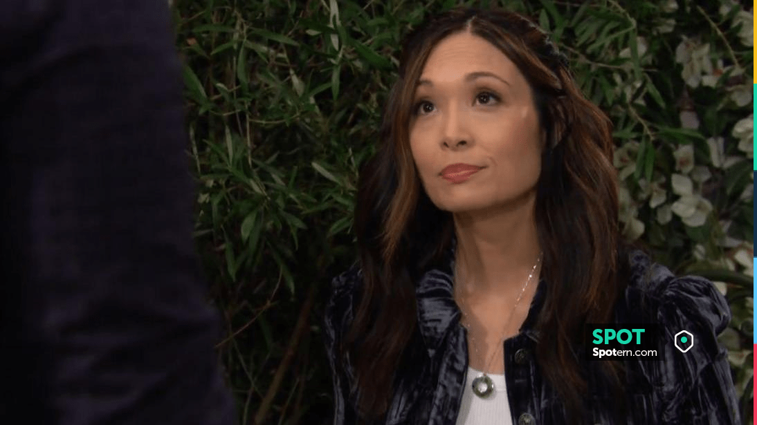 Cinq a Sept Dillon Jacket worn by Penelope Poppy Nozawa(Romy Park) as seen in The Bold and the ...