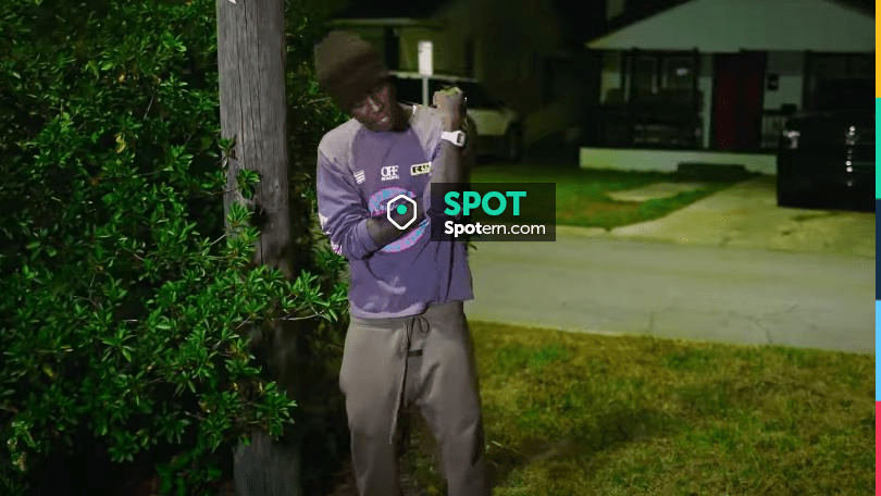 Rhude Dark Grey 'Desert Racing Team' Long Sleeve T-Shirt worn by Quando ...