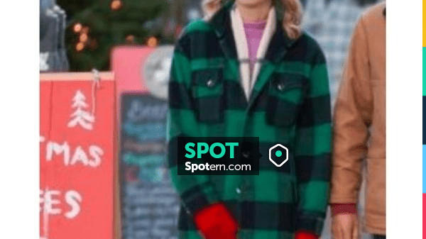 Green Plaid Jacket worn by Kate Gabriel (Rachel Skarsten) in Christmas ...