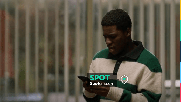 Polo de punto a rayas de Zara usado por Jack Ryder (Sam Darius) como se ...