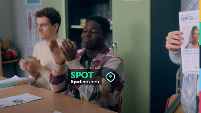 Zara Veste zippée à carreaux portée par Jack Ryder (Sam Darius) dans ...