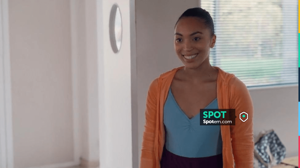 Y2K Juicy Couture Orange Full-Zip Long Sleeve Youth Hoodie Jacket worn by Cece Parker-Jones ...