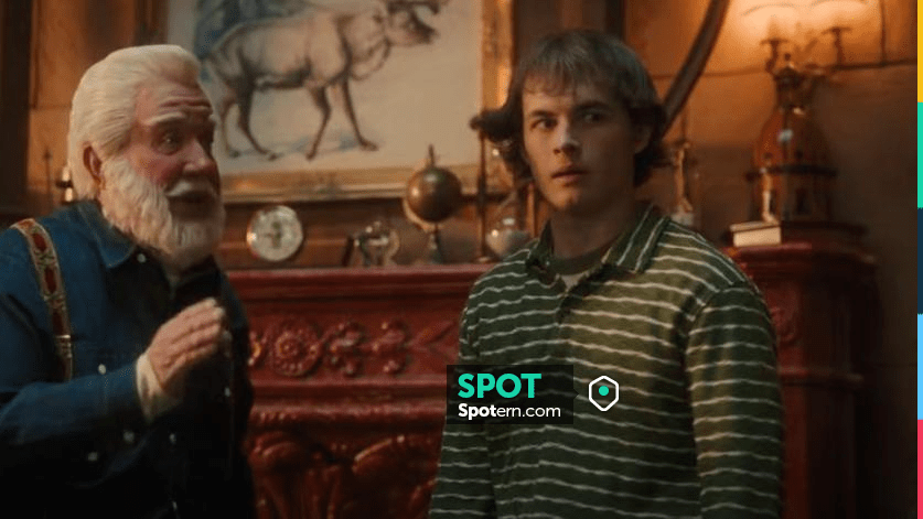 BDG Long Sleeve Polo Shirt In Green worn by Cal (Austin Kane) as seen ...