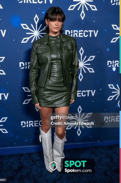 Givenchy Shark Lock Boots In Box Leather worn by Dixie D’Amelio in ...