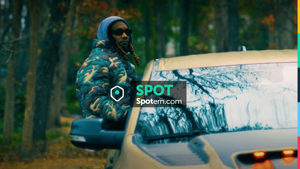 ERL Camo Quilted Down Jacket worn by Offset in Don't You Lie (Official ...