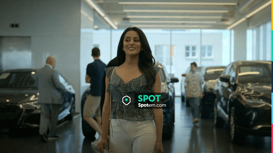 Veronica Beard Randa Silk Top worn by Mireya Garcia (Carmela Zumbado ...