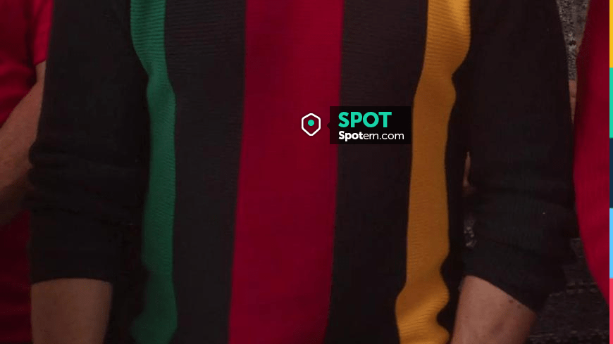 Tommy Hilfiger Color Block Sweater worn by Graham Stroop (Robbie Amell ...