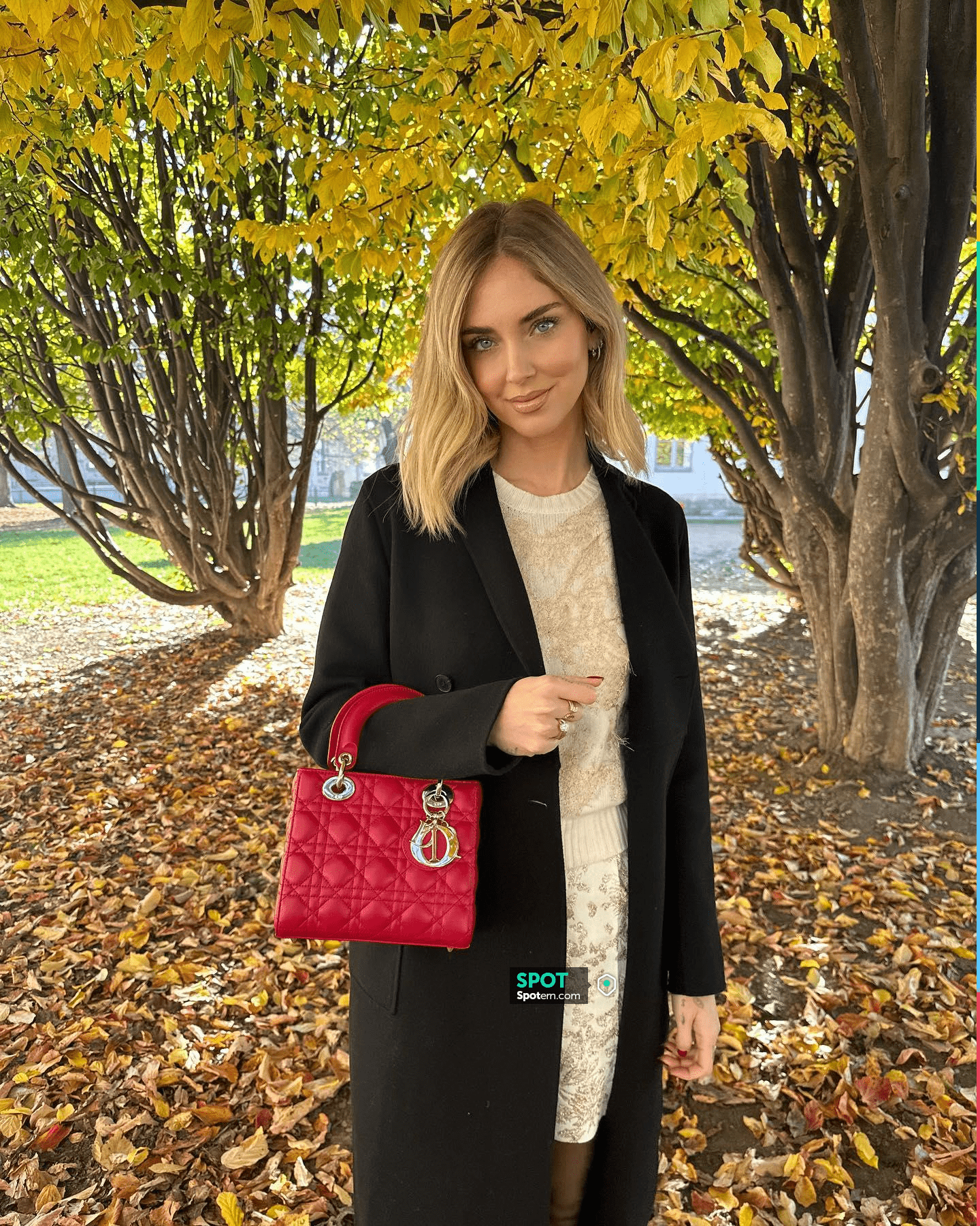 Dior Skort White Technical Fabric worn by Chiara Ferragni on her ...