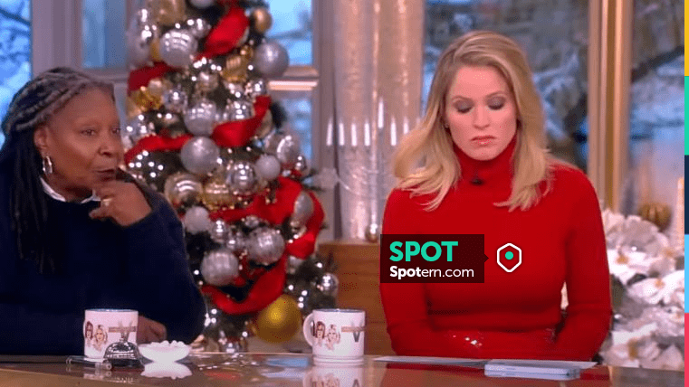 Generation Love Helene Rib-Knit Crystal Top worn by Alyssa Farah as ...