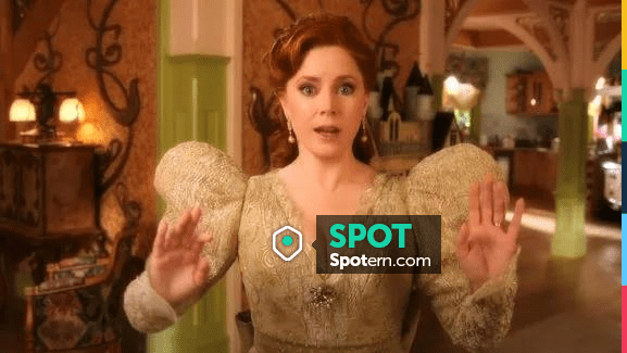 Golden Chiffon Dress worn by Giselle (Amy Adams) in Disenchanted movie ...