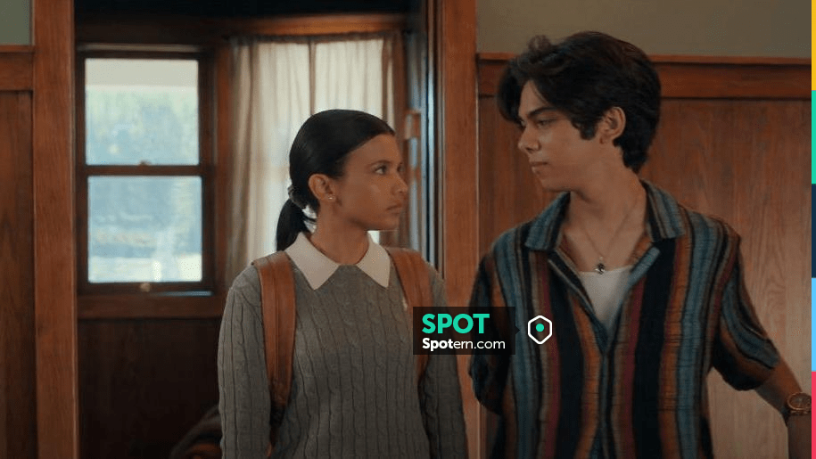 BDG Eli Striped Camp Collar Shirt worn by Lee Garcia(Myles Perez) as ...
