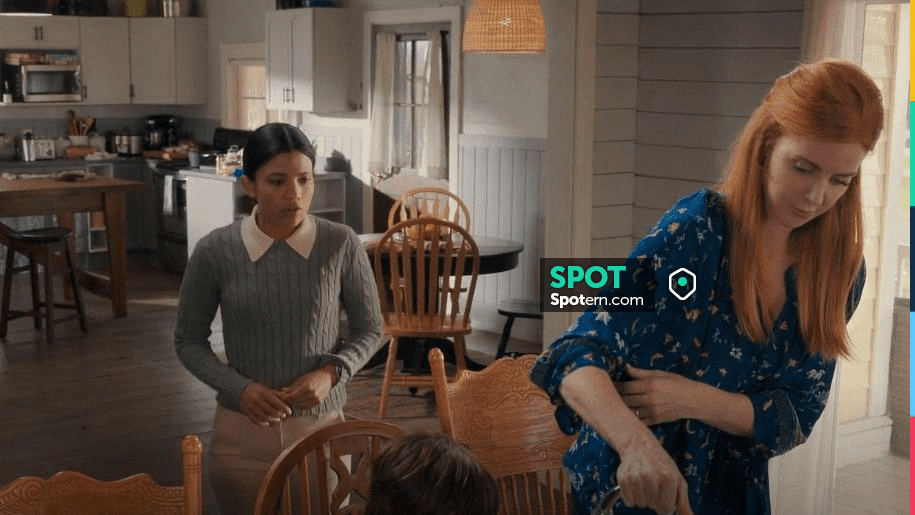 Natalie Martin Renata Shirt in Maple worn by Dr. Katherine Walter ...