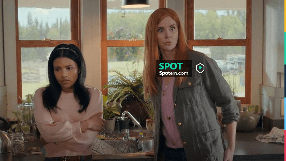 L Agence Jamila Linen Utility Jacket worn by Dr. Katherine Walter ...