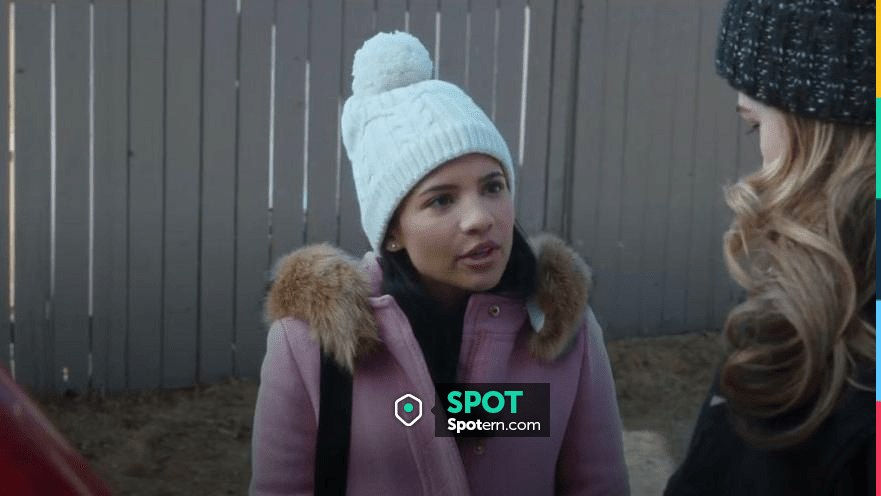 J.crew Chateau Stadium Cloth Parka In Frosted Lilac worn by Jackie ...