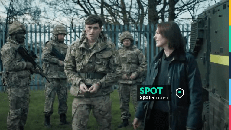 Barbour 40th Anniversary Beaufort Wax Jacket worn by Amy Silva (Suranne ...