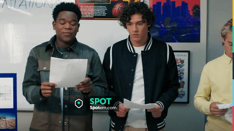 Diesel Patchwork Press Stud Shirt worn by Devante Young (Dexter Darden ...