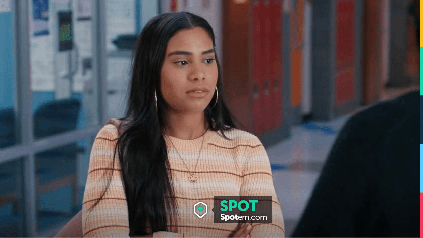 A.L.C. Milo Striped Sweater worn by Daisy Jiménez (Haskiri Velazquez ...