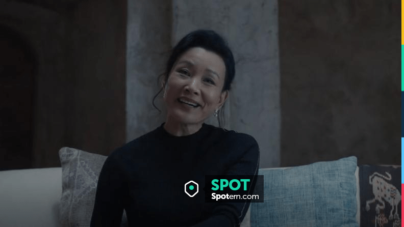 Zara Fit­ted Knit Top worn by Lu Mei (Joan Chen) as seen in A Murder at ...