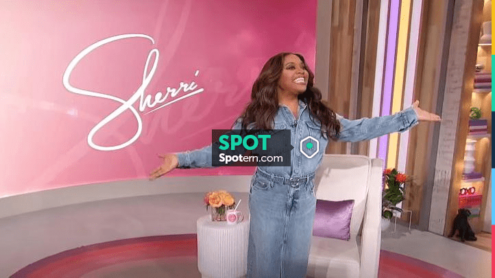 Pistola Amira Denim Midi Dress worn by Sherri Shepherd as seen in Sherri on December 8, 2023 ...