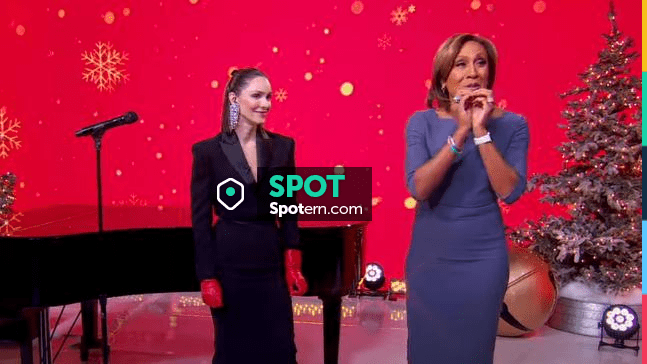 Sau Lee Indya Blazer worn by Katharine McPhee as seen in Good Morning ...