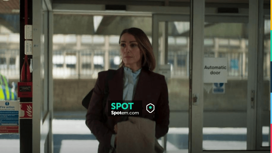 Theory Carissa Blazer worn by Amy Silva (Suranne Jones) as seen in ...