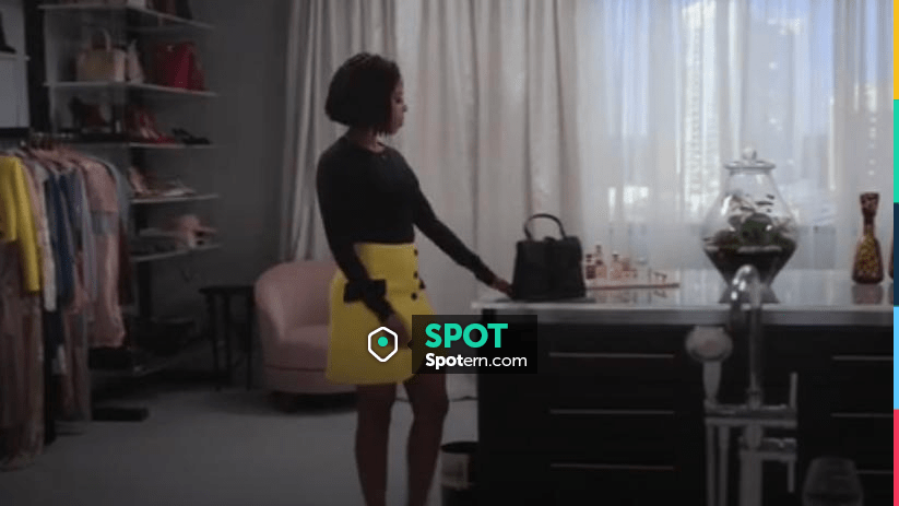 Dolce & Gabbana Wrap-Effect Wool-Blend Ponte Midi Skirt worn by Andrea ...