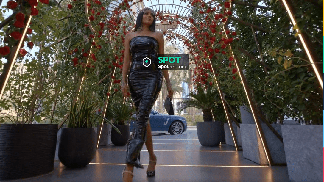 Rick Owens Busti­er Gown worn by Farhana Bodi as seen in Dubai Bling ...