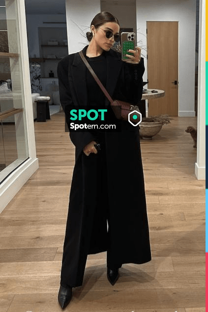 Bottega Veneta Mini Andiamo Cross Body Bag worn by Olivia Culpo on her ...