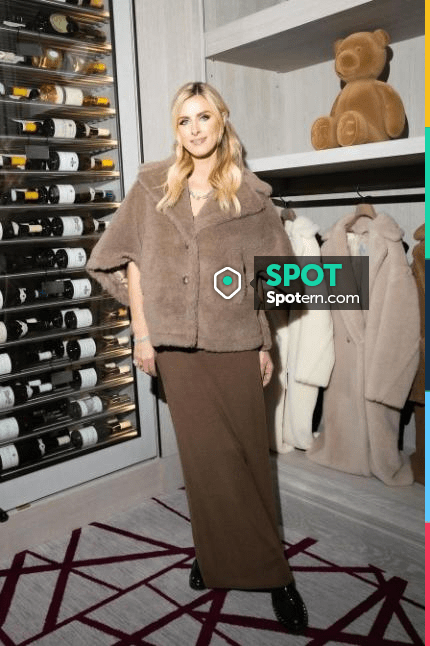 Max Mara Teddy Cape worn by Nicky Hilton Rothschild on her Instagram ...