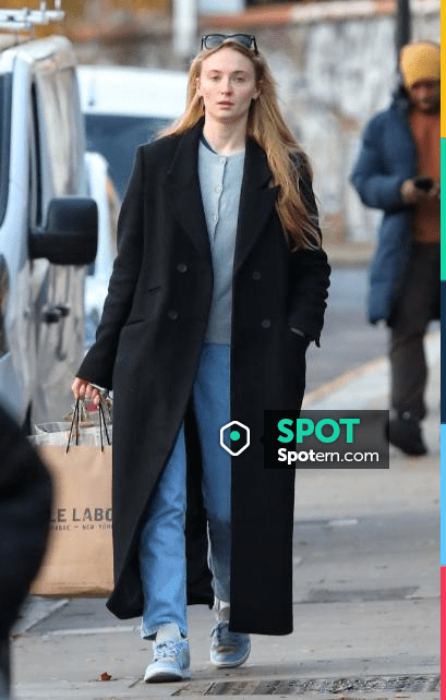 Khaite The Danielle Jean in Distressed Bryce worn by Sophie Turner in ...