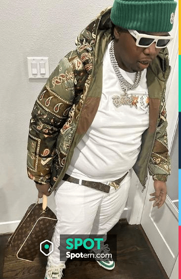 Louis Vuitton Brown Monogram Toiletry Pouch worn by Big30 on the ...