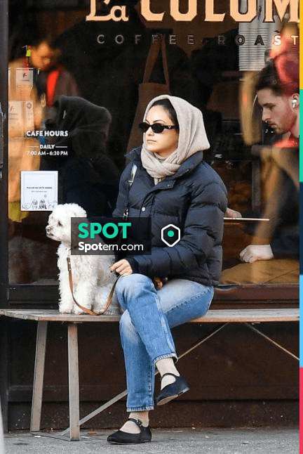 Tna Super Puff Shorty Jacket worn by Camila Mendes in New York City on ...