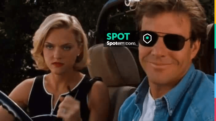 Ray-Ban Frank II Titanium Sunglasses in Black worn by Nick Parker (Dennis Quaid) in The Parent ...