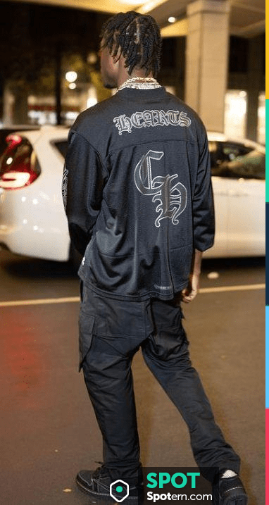 Jordan 1 Retro Low x Travis Scott 'Black Phantom' worn by Lil Tjay on ...