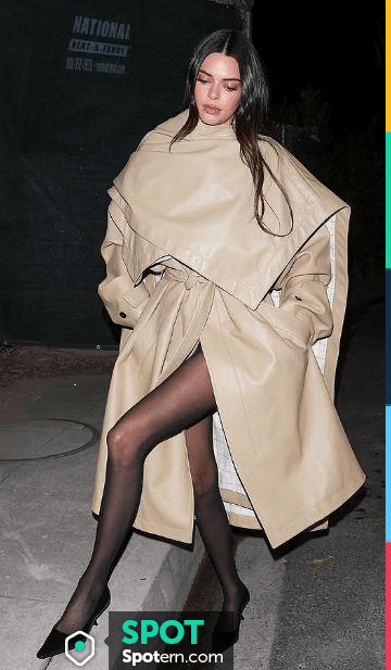 The Row Kitten Leather Pumps worn by Kendall Jenner in out in La on ...