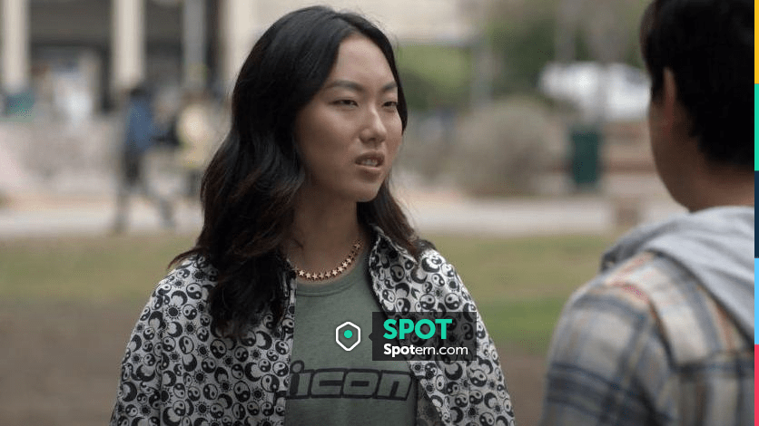 Icon Classic T-Shirt Green worn by Grace (Madison Hu) as seen in The ...