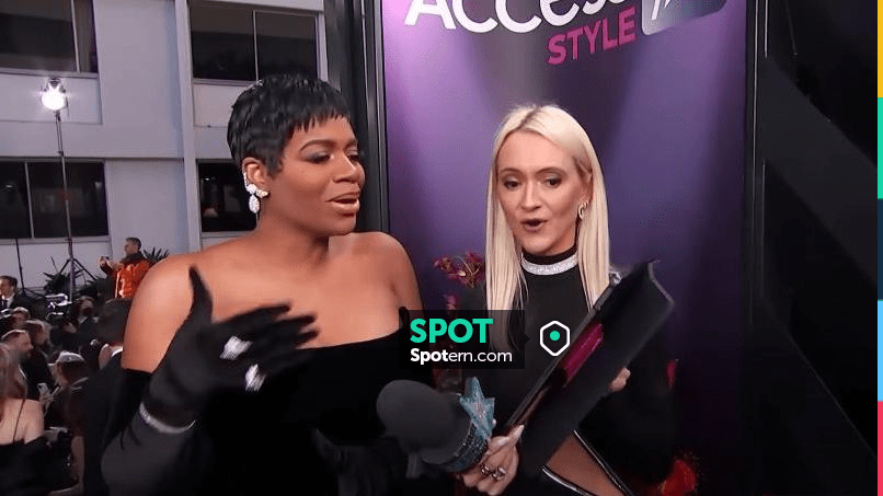 David Koma Paneled Embellished Jersey Gown worn by Zanna Roberts Rassi ...