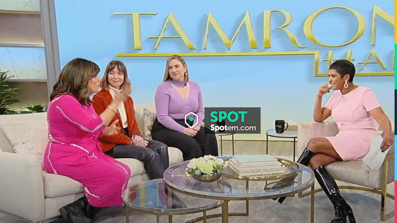 Milly Reversible Sweater in Lilac worn by Lily Womble as seen in Tamron ...