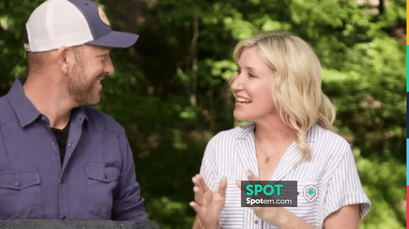 Universal Thread Top Short Sleeve worn by Jenny Marrs as seen in Fixer ...