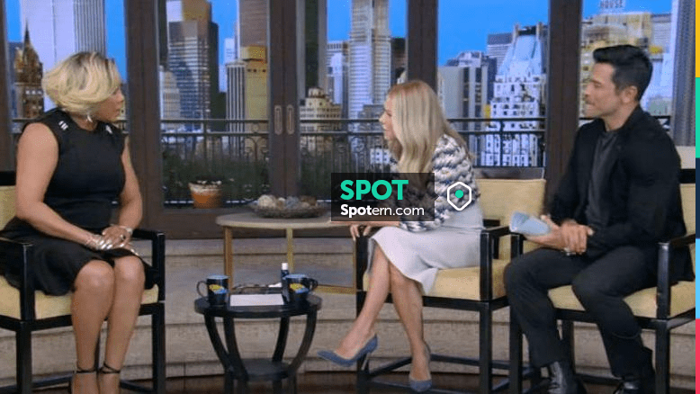 Maison Mayle Charlotte Blouse worn by Kelly Ripa as seen in LIVE with ...