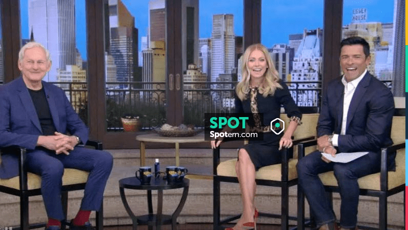 Dolce & Gabbana Leopard Trim Long Sleeve Sheath Dress worn by Kelly ...