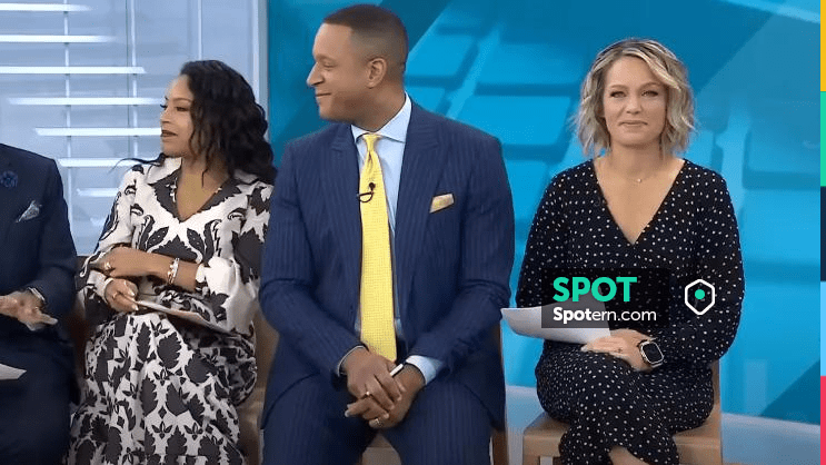 Eliza J Faux Wrap Crop Jumpsuit worn by Dylan Dreyer as seen in Today ...