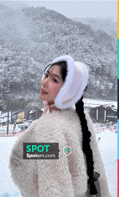 The Tis Fluffy Bolero worn by Tiffany on her Instagram on January 10 ...