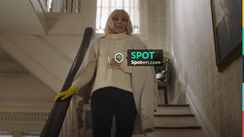 Polo Ralph lauren Ca­ble-Knit Turtle­neck Sweater worn by Margaret ...