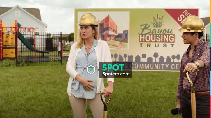 Motherhood Maternity Tie Front Shirt worn by Becky Monreaux (Olivia ...